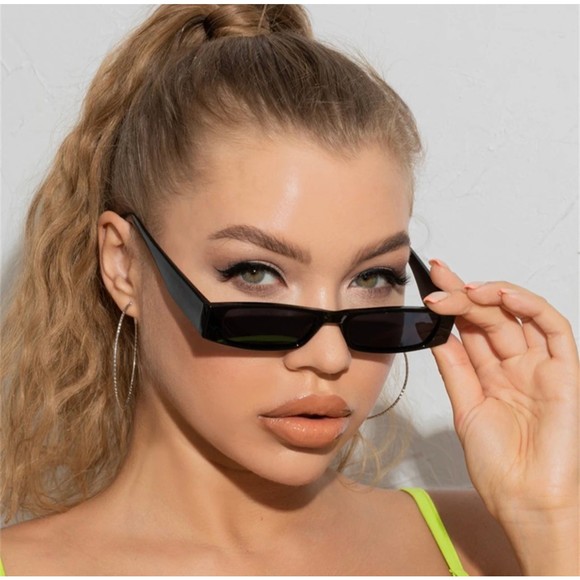 Accessories | Small Rectangle Sunglasses Unisex Retro Square Narrow ...